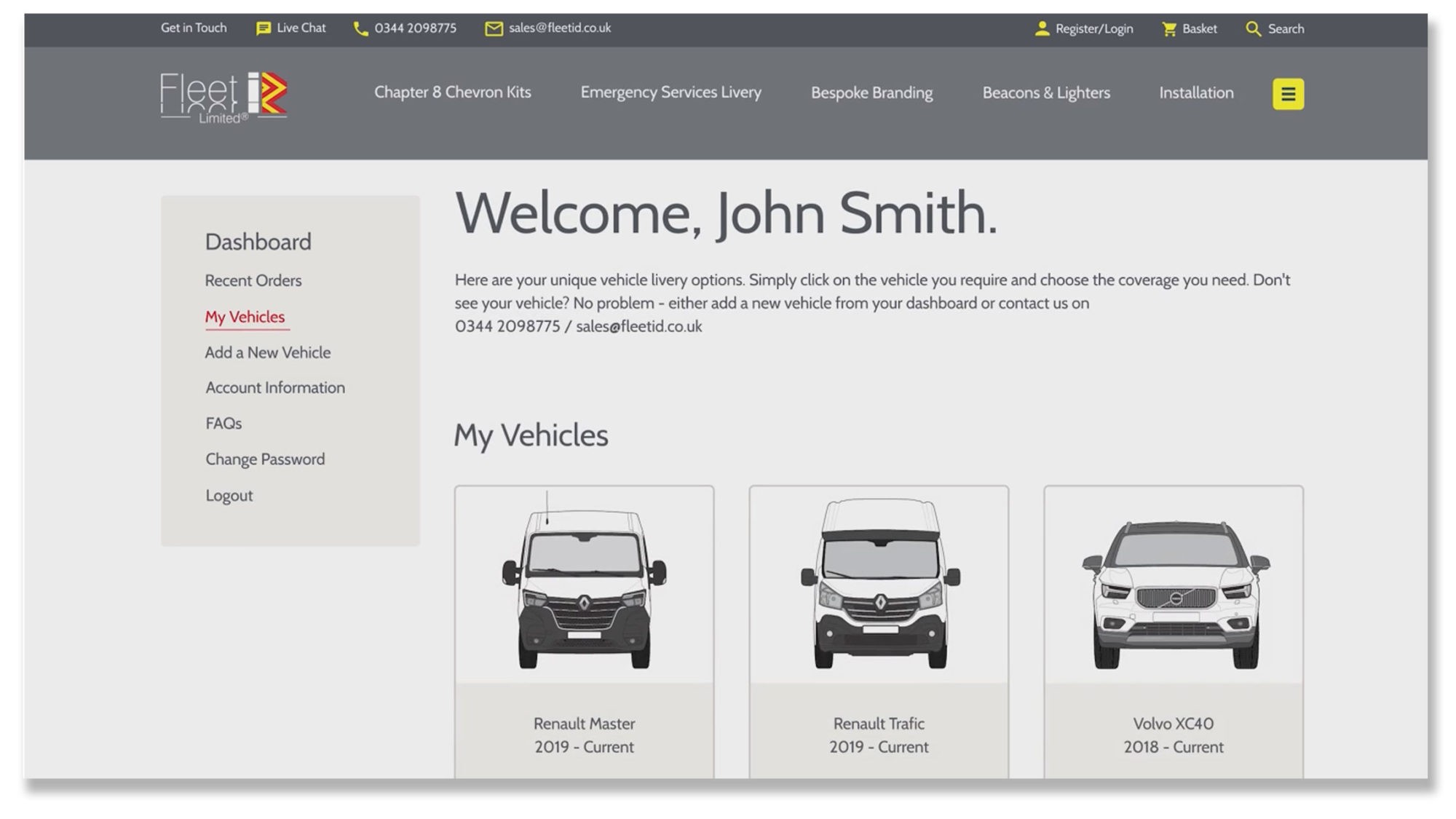 Replacement panels for reflective fleet markings - Fleet ID