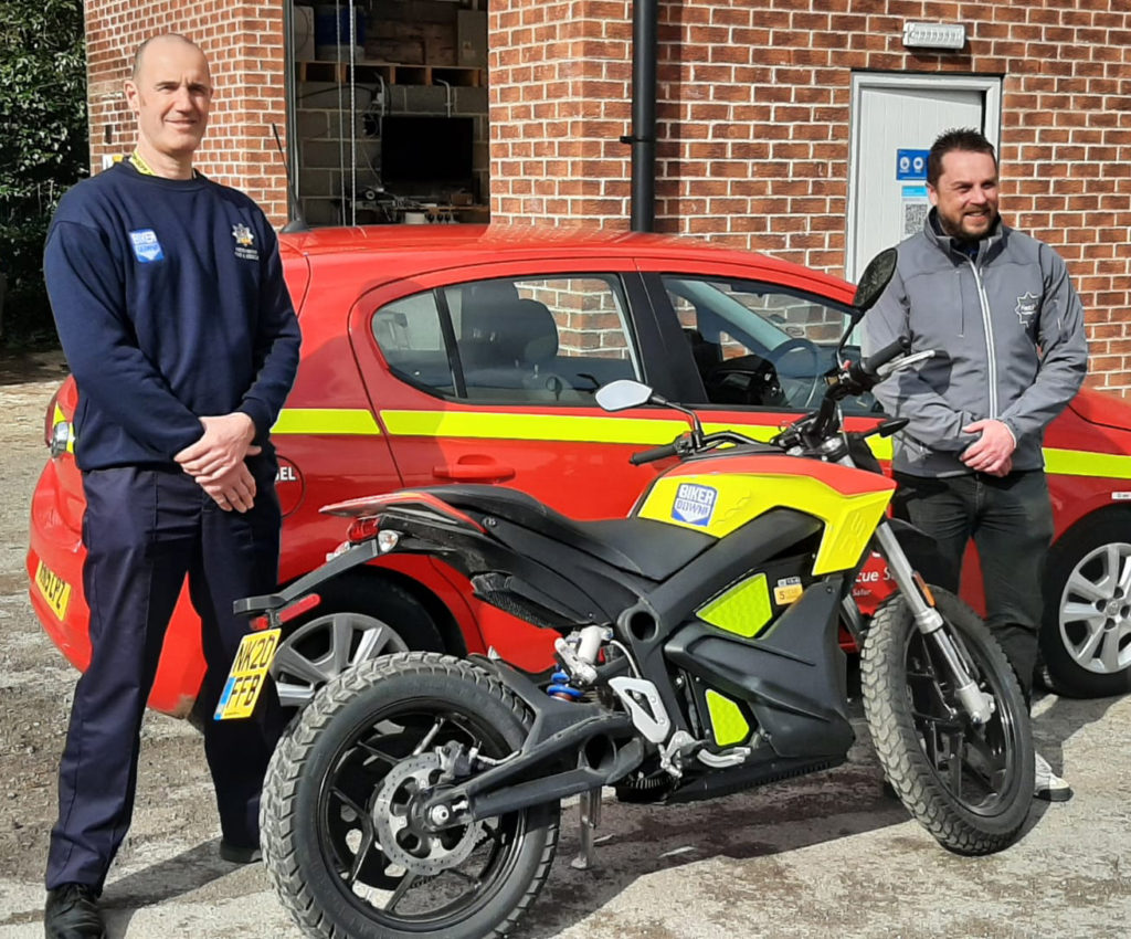 Electric Motorcycle graphics for Biker Down campaign - Fleet ID