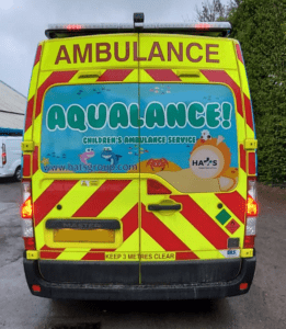 Ambulance livery for children's hospital - Fleet ID