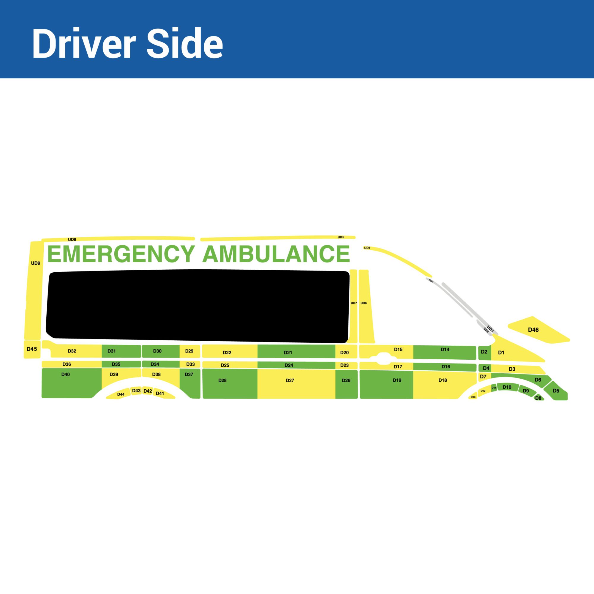 MAN TGE MWB HR Full Glazed Driver Side Replacement Panel D2 Prismatic ...