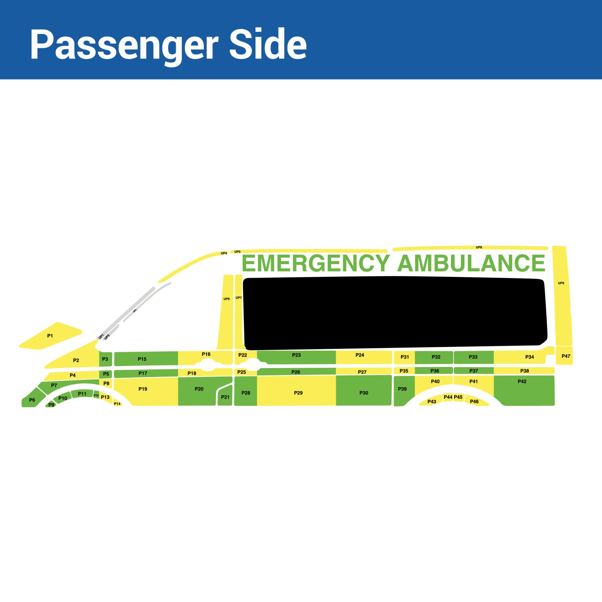 MAN TGE MWB HR Full Glazed Passenger Side Replacement Panel P47 ...