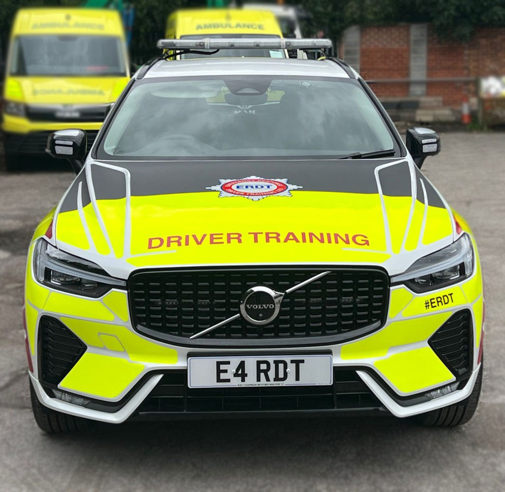 Emergency Response Driver Training vehicle livery - Fleet ID